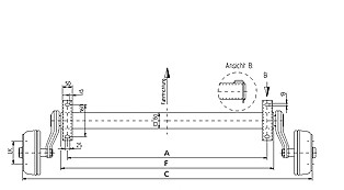Peräkärryn akselit edullisesti - Vaunushop.fi verkkokauppa